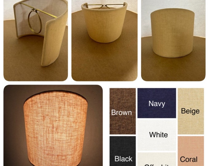 Half Shades Bulb Shields Wall Sconces Lamp Shades With Regular Bulb ...