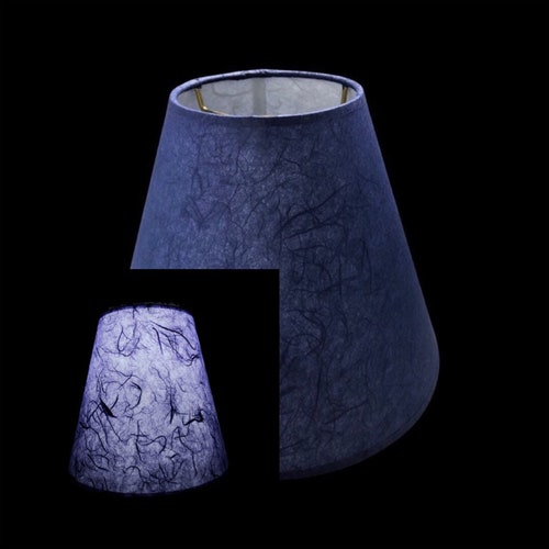 BULB CLIP ON Parchment Paper Hardback Lamp Shades in Various - Etsy
