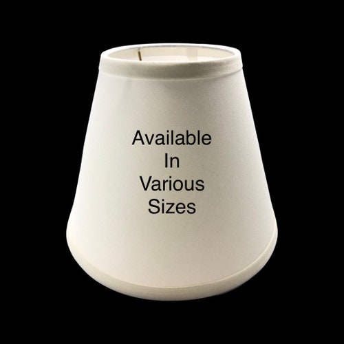 BULB CLIP ON Parchment Paper Hardback Lamp Shades in Various - Etsy