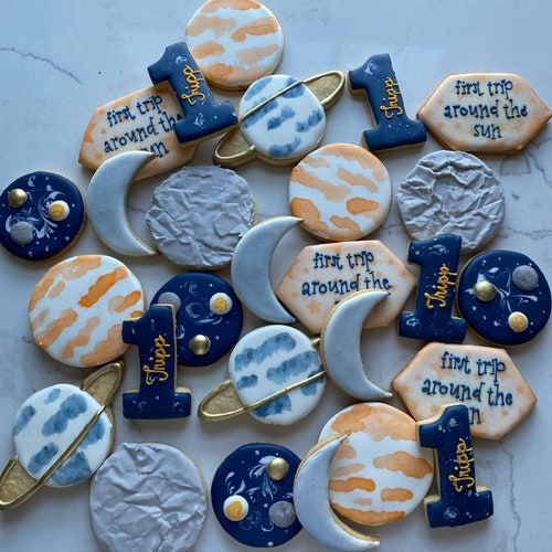 Galaxy Space First Trip Around the Sun Moon Star Astronaut - Etsy