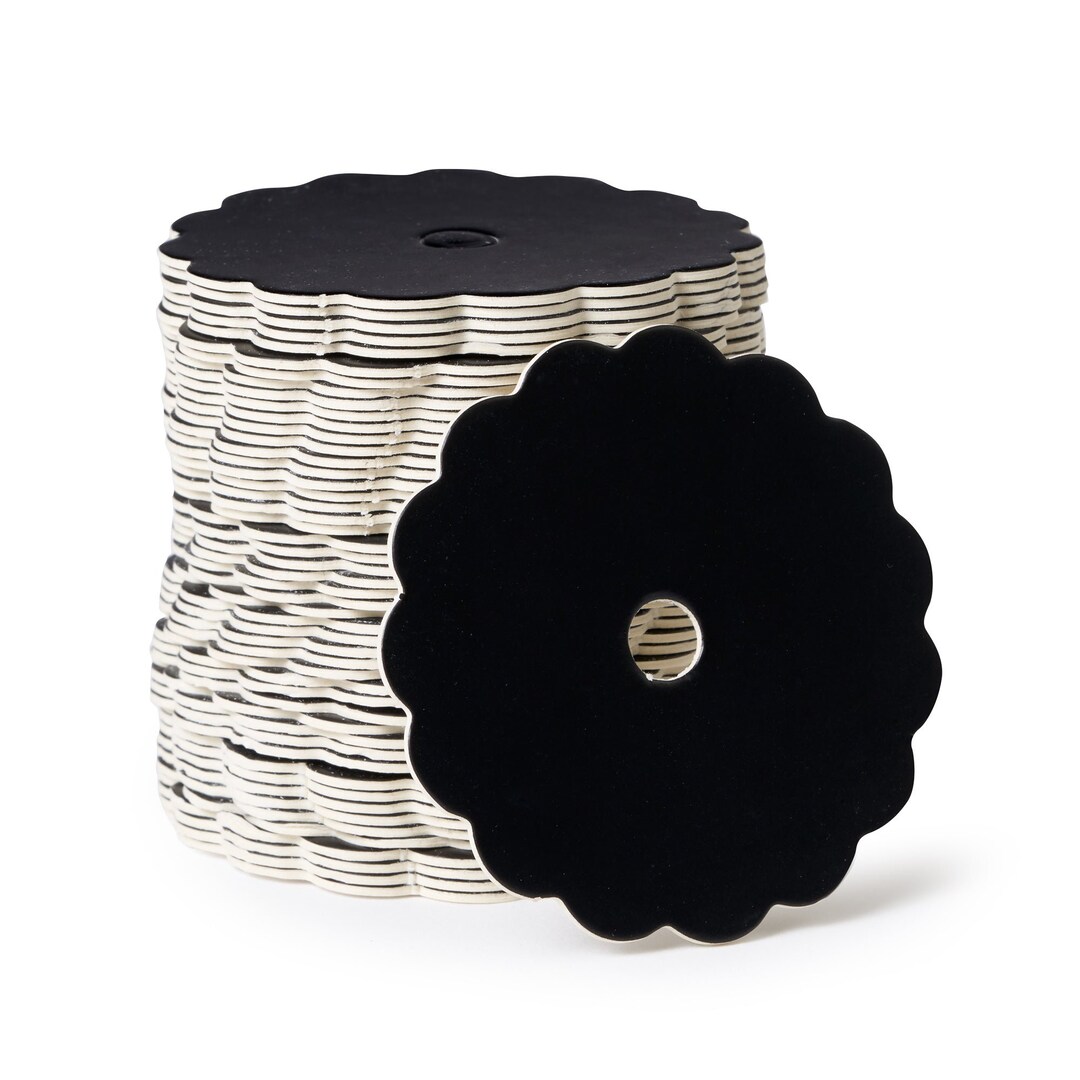 Scalloped Edge Cake Pop Boards, Black (50pcs) - Etsy