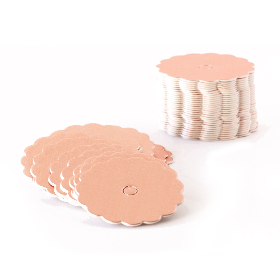 Scalloped Edge Cake Pop Boards Rose Gold 50pcs - Etsy