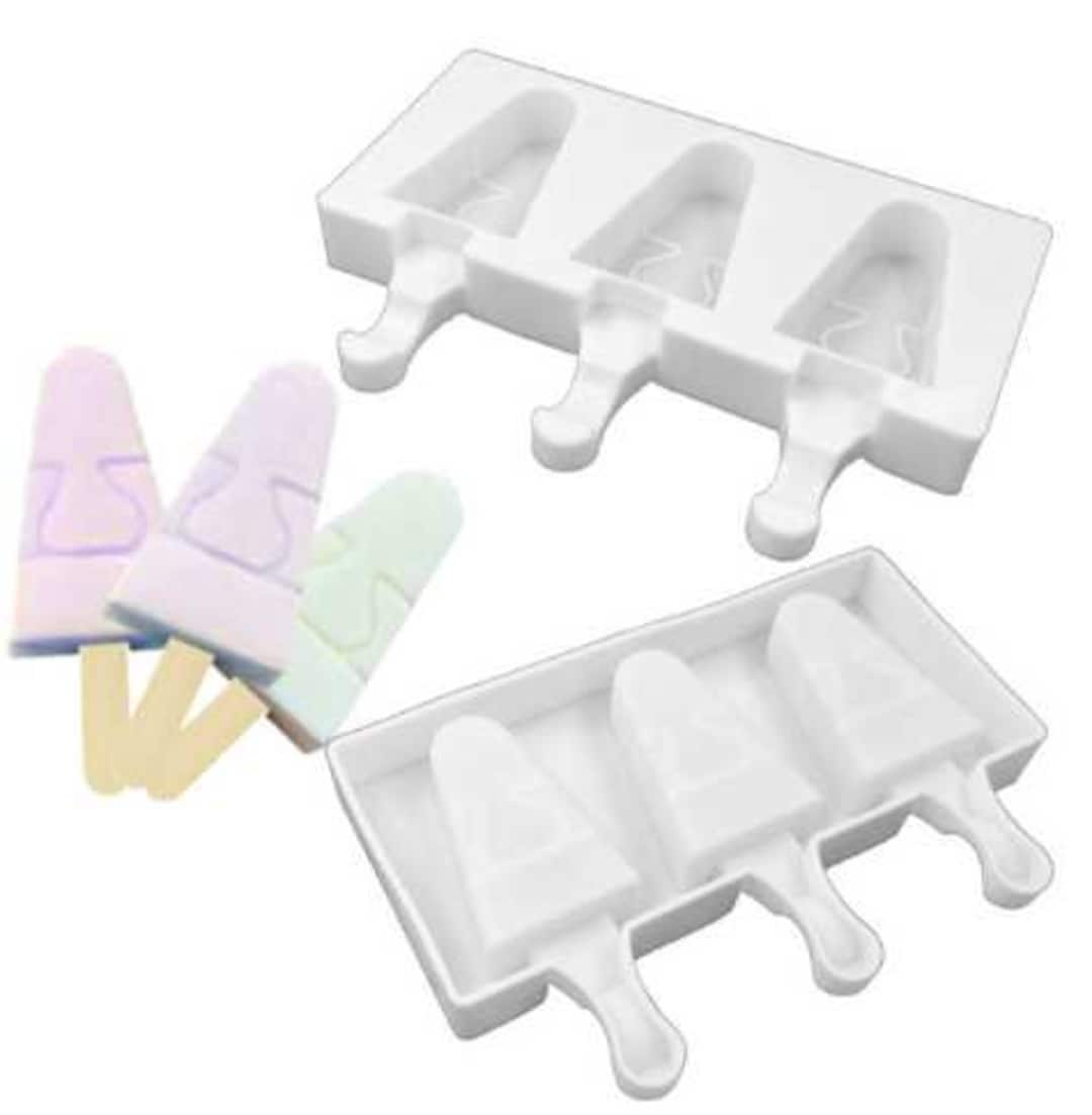 3 Cavity Triangle Popsicle Silicone Mold - Etsy