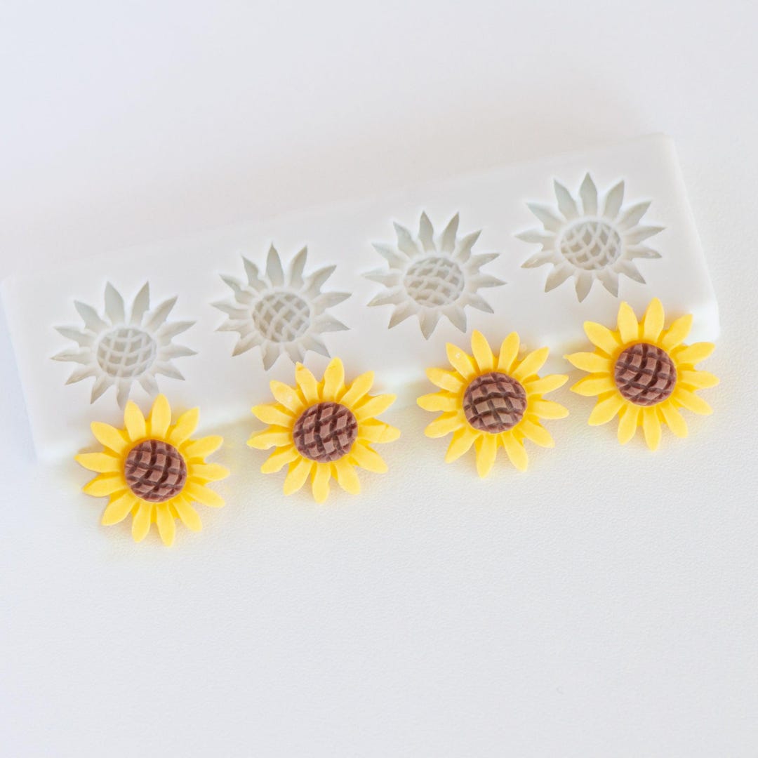 4 Cavity Sunflower Mold - Etsy