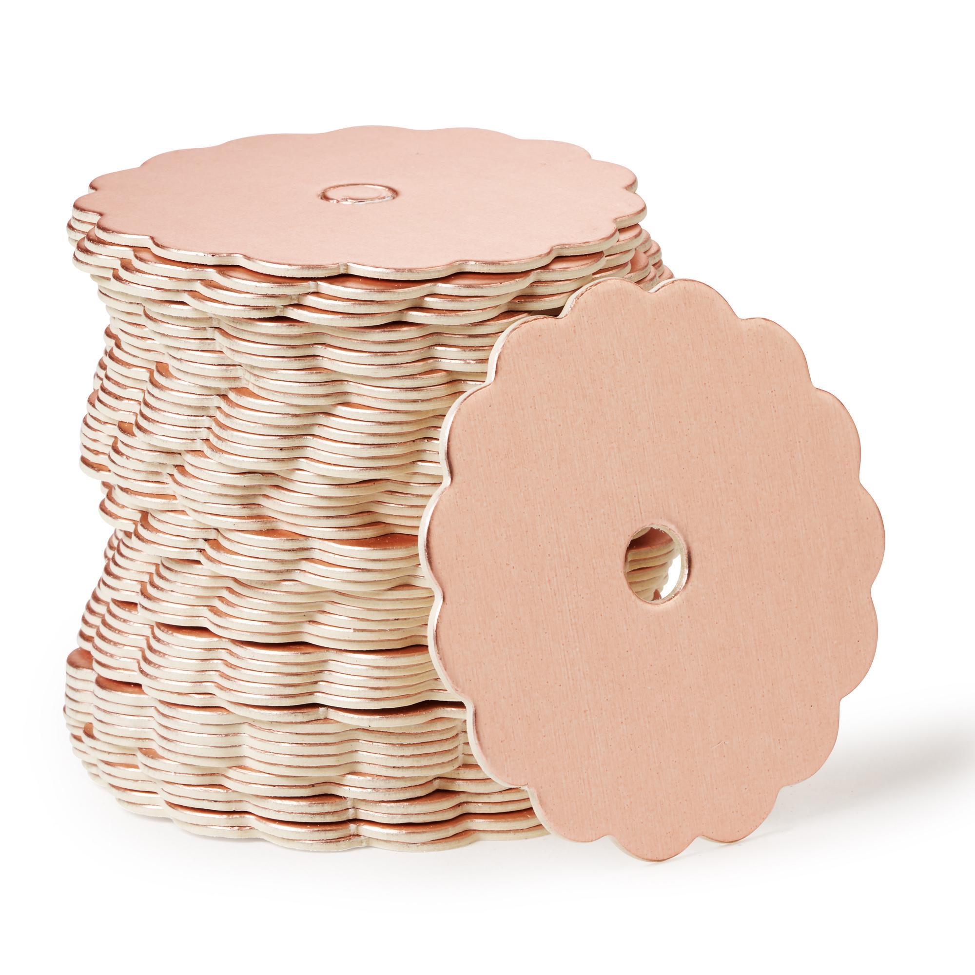 Scalloped Edge Cake Pop Boards, Rose Gold (50pcs) - Etsy