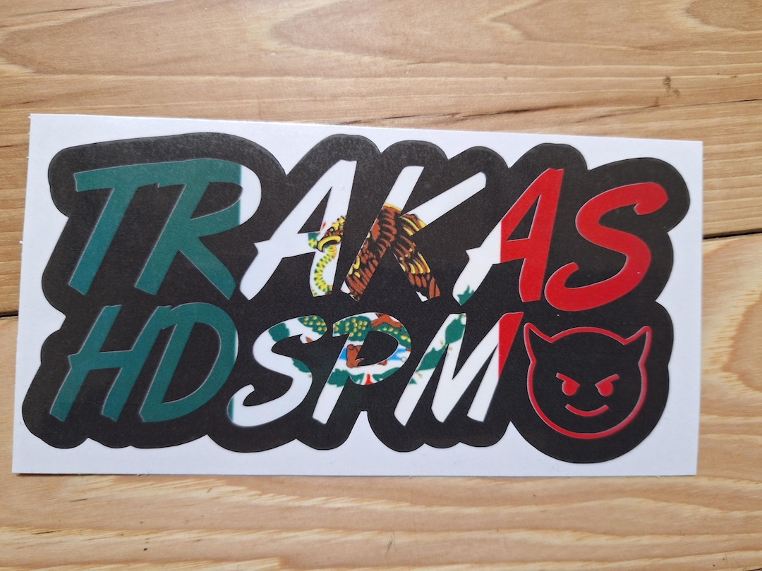 Mexico Flag Trakas HDSPM Car Decal | Vinyl UV DTF Sticker - Etsy