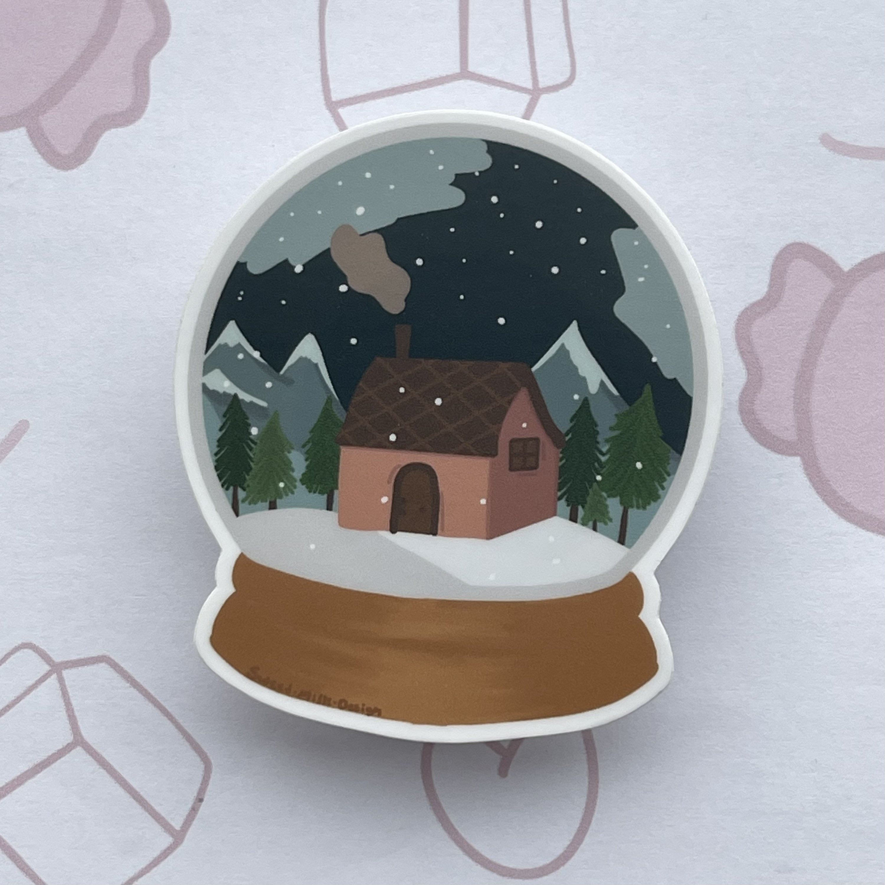 CABIN SNOW GLOBE | Cozy Winter Cabin, Snow Globe, Scenery ...