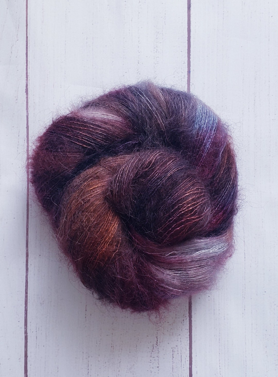 ENCHANTED TREE Mohair Silk Lace Weight . 70 Kid Mohair 30 Silk , 50g ...