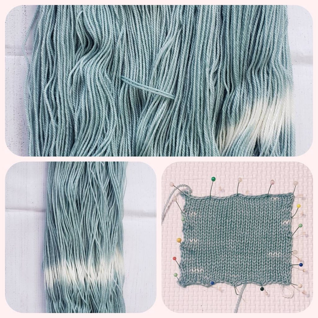 SPOTTED Fingering Hand Dyed Yarn for Socks Shawls Sweaters Scarves and ...