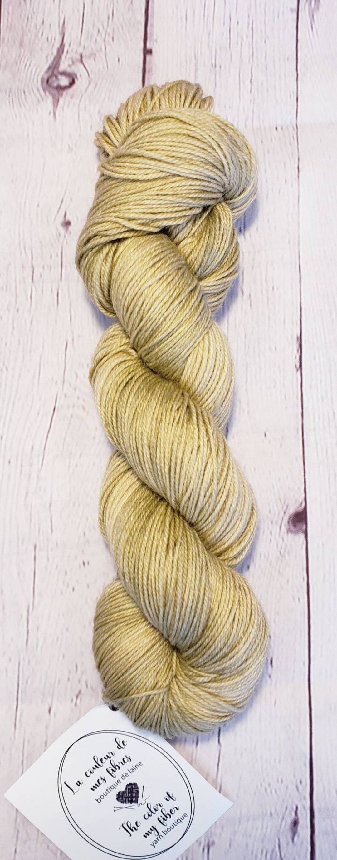 TAN Fingering Hand Dyed Yarn for Socks Shawls Sweaters Scarves and Hats ...
