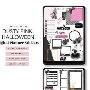 October Halloween 2024 Digital Planner Stickers | Fall 2024 | Goodnotes ...