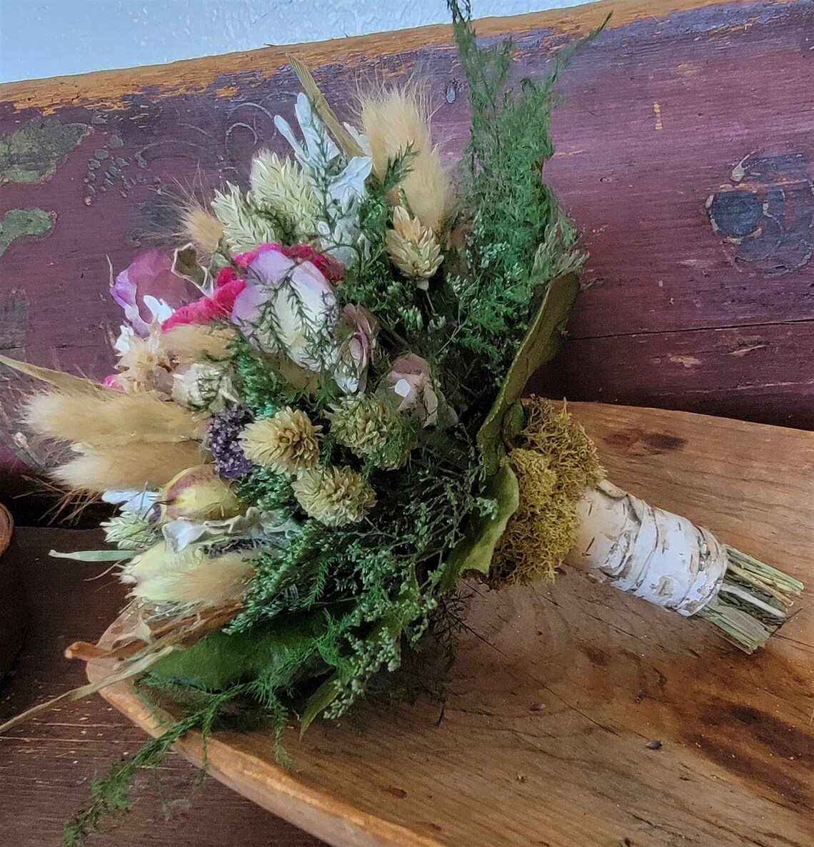 Friendship Tussie Mussie Dried Flower Bouquet Symbolically | Etsy