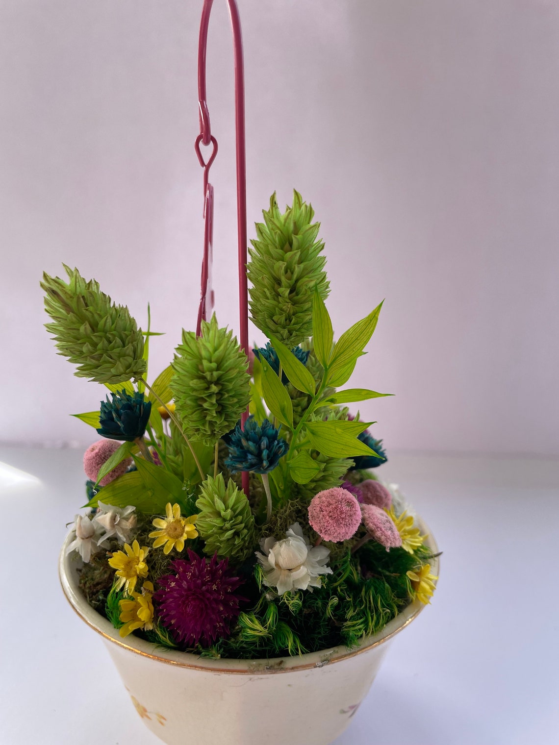 Dried Flower Fairy Garden, Symbolic Dried Flowers, Language of Flowers ...