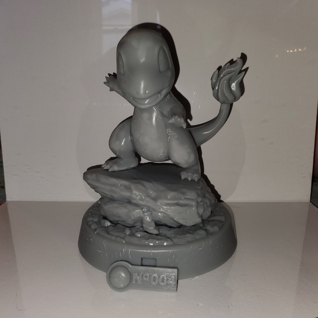 Charmander 1/6 Scale Pokemon Resin Model Kit Resin 3d Printed Design by ...