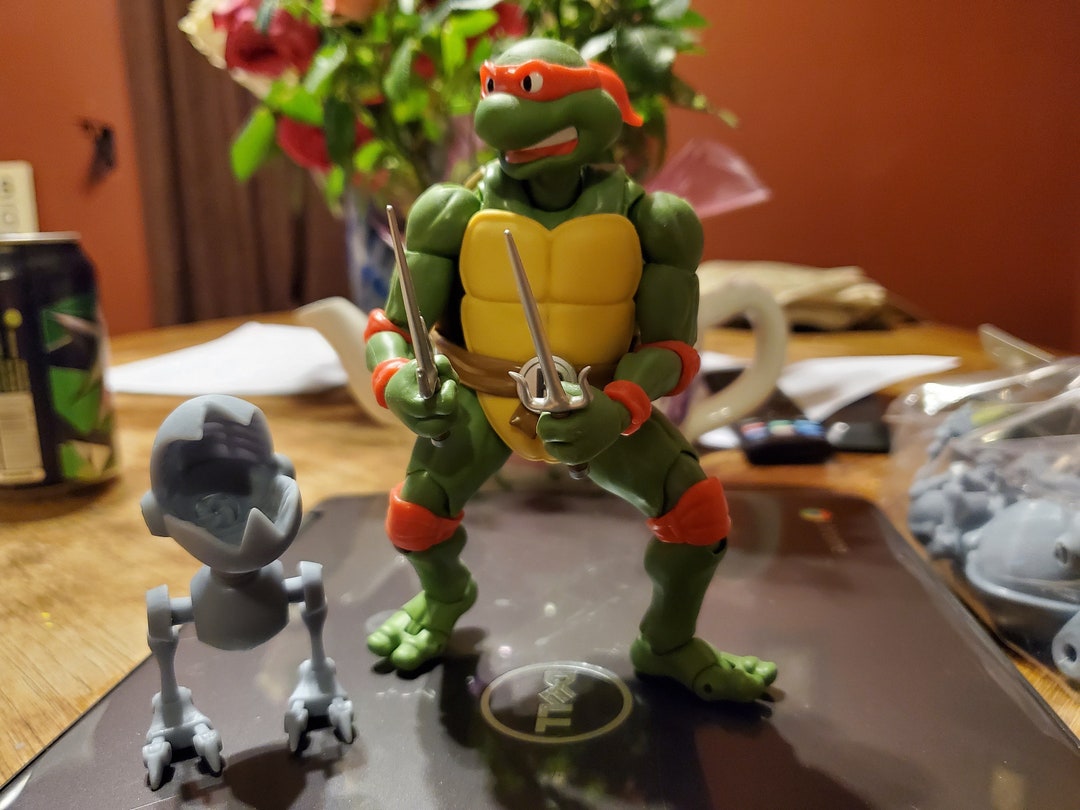 Teenage Mutant Ninja Turtles Mouser Bots (custom 3d Printed for 6 Inch ...