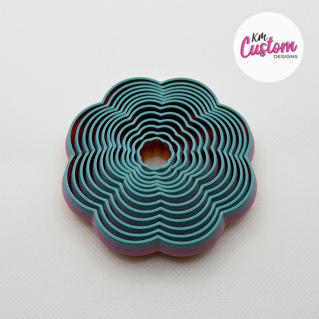 3D Printed Fidget Flower Toy - Etsy