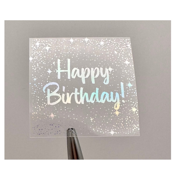 Happy Birthday Sticker - Etsy