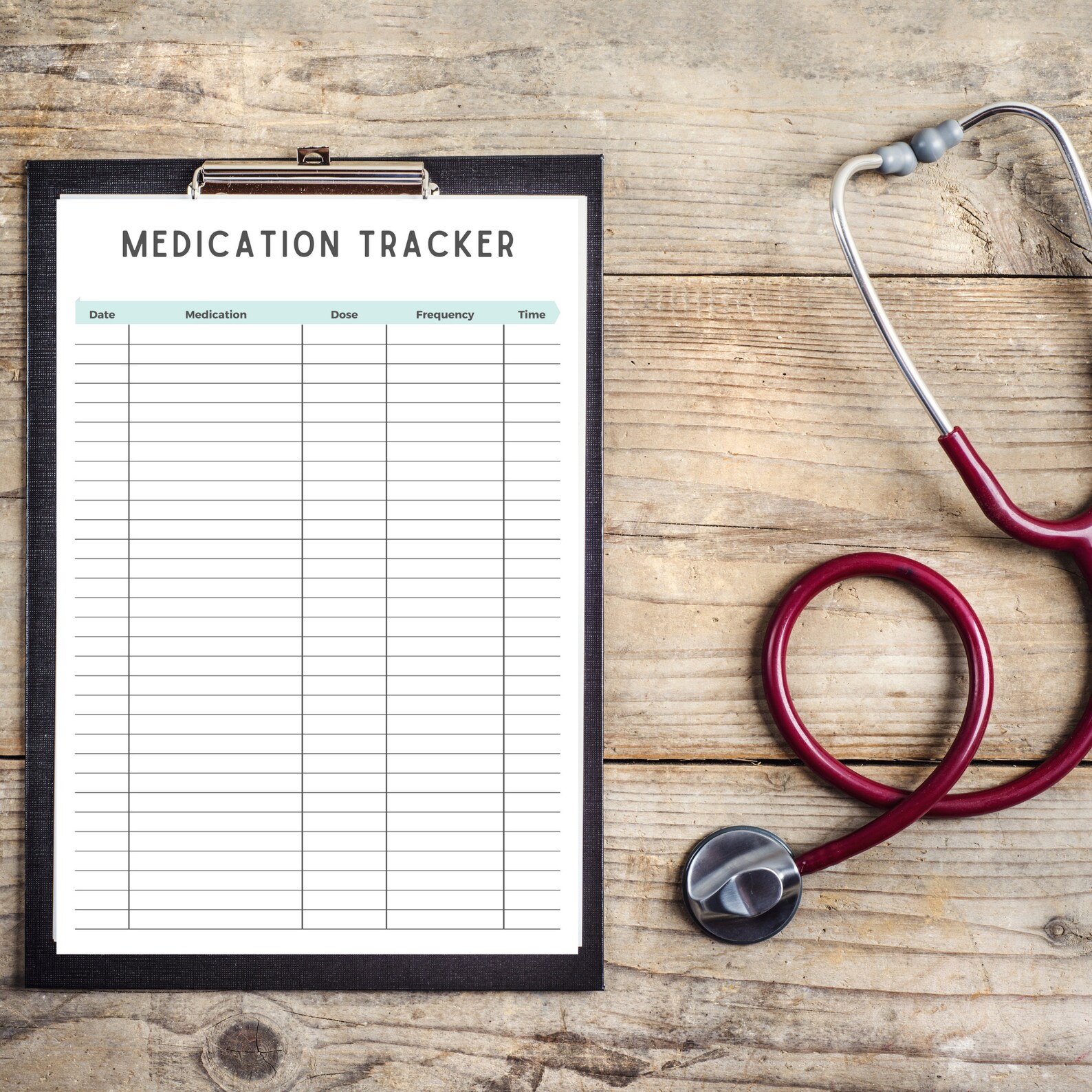 Medication Tracker Printable Prescription Tracker Medicine | Etsy