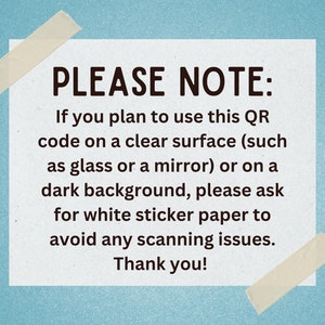 Frosted QR Code Sticker Metallic Foil Business QR Code Social Media QR ...