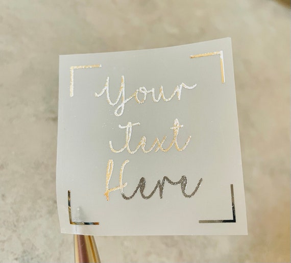 Custom Square Stickers Metallic Custom Stickers 2x2 - Etsy