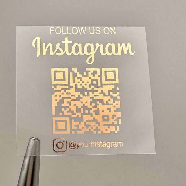 Instagram Qr Code Stickers - Etsy
