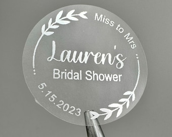 Bridal Shower Custom Sticker - Etsy