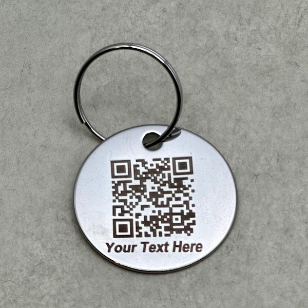 Business Qr Keyring - Etsy