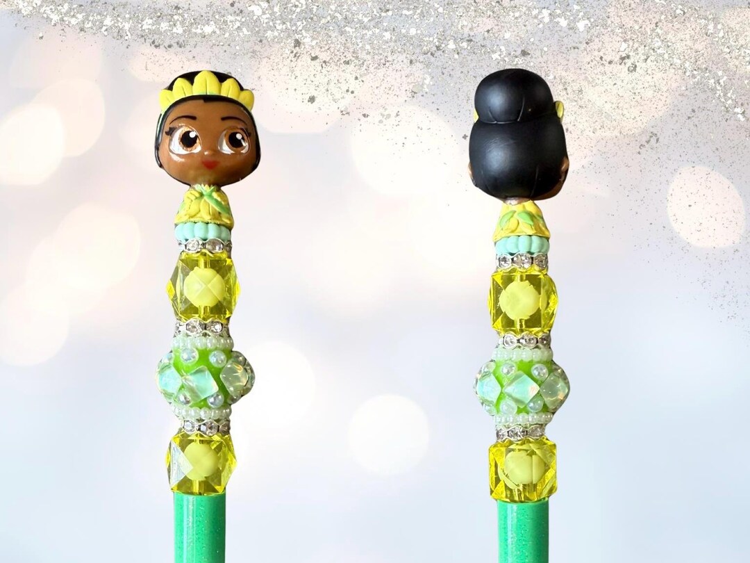 Princess Tiana Disney Doorable Beaded Pen - Etsy