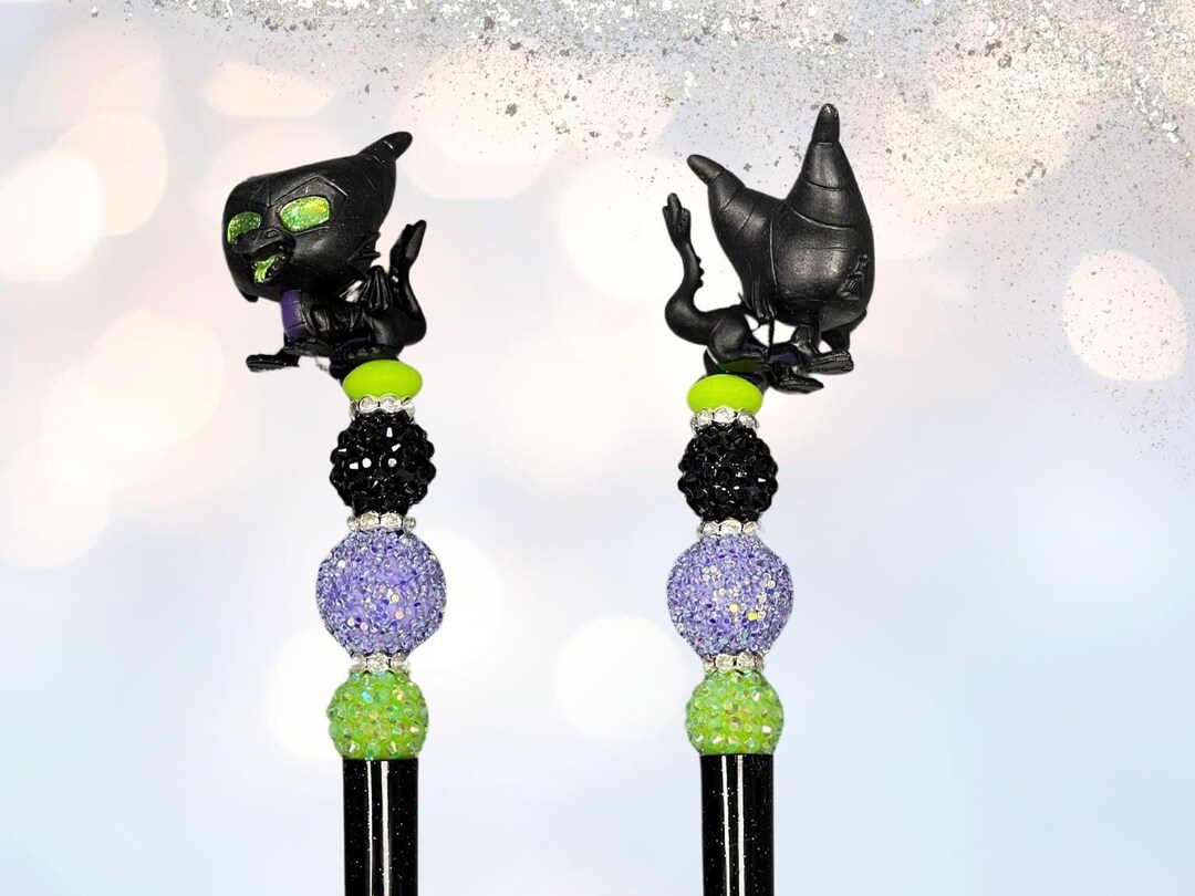 Maleficent as A Dragon Disney Doorable Beaded Pen - Etsy