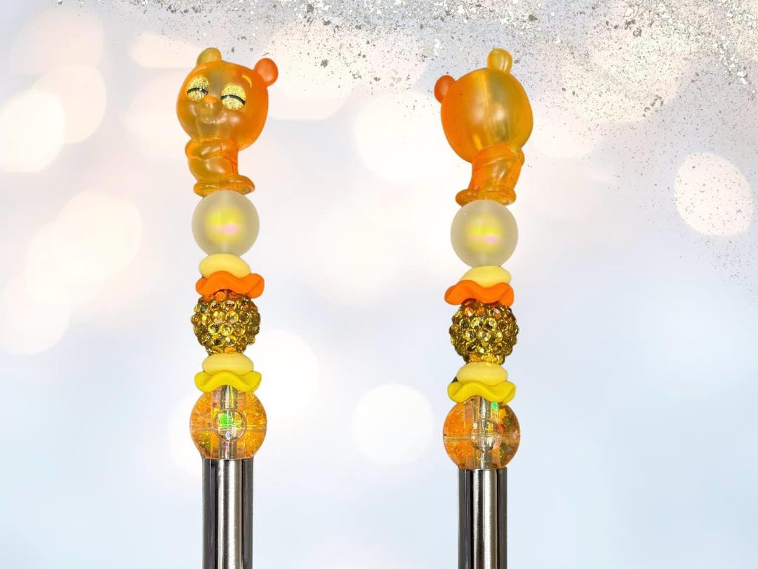 Winnie the Pooh Technicolor Disney Doorable Beaded Pen - Etsy