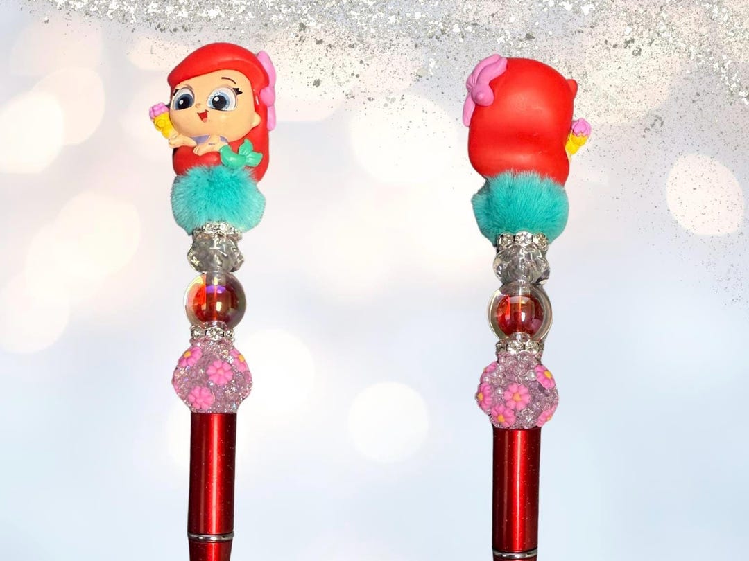 Ariel Disney Doorable Beaded Pen - Etsy