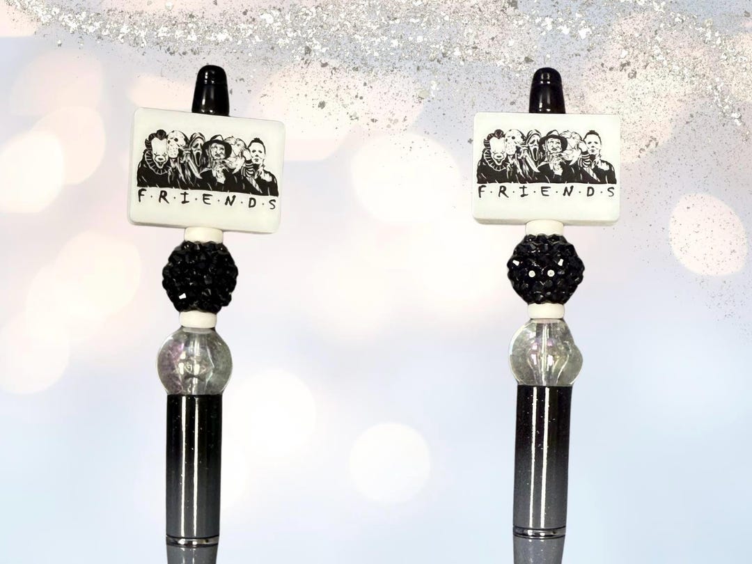 Friends Horror Icons Beaded Focal Pen - Etsy