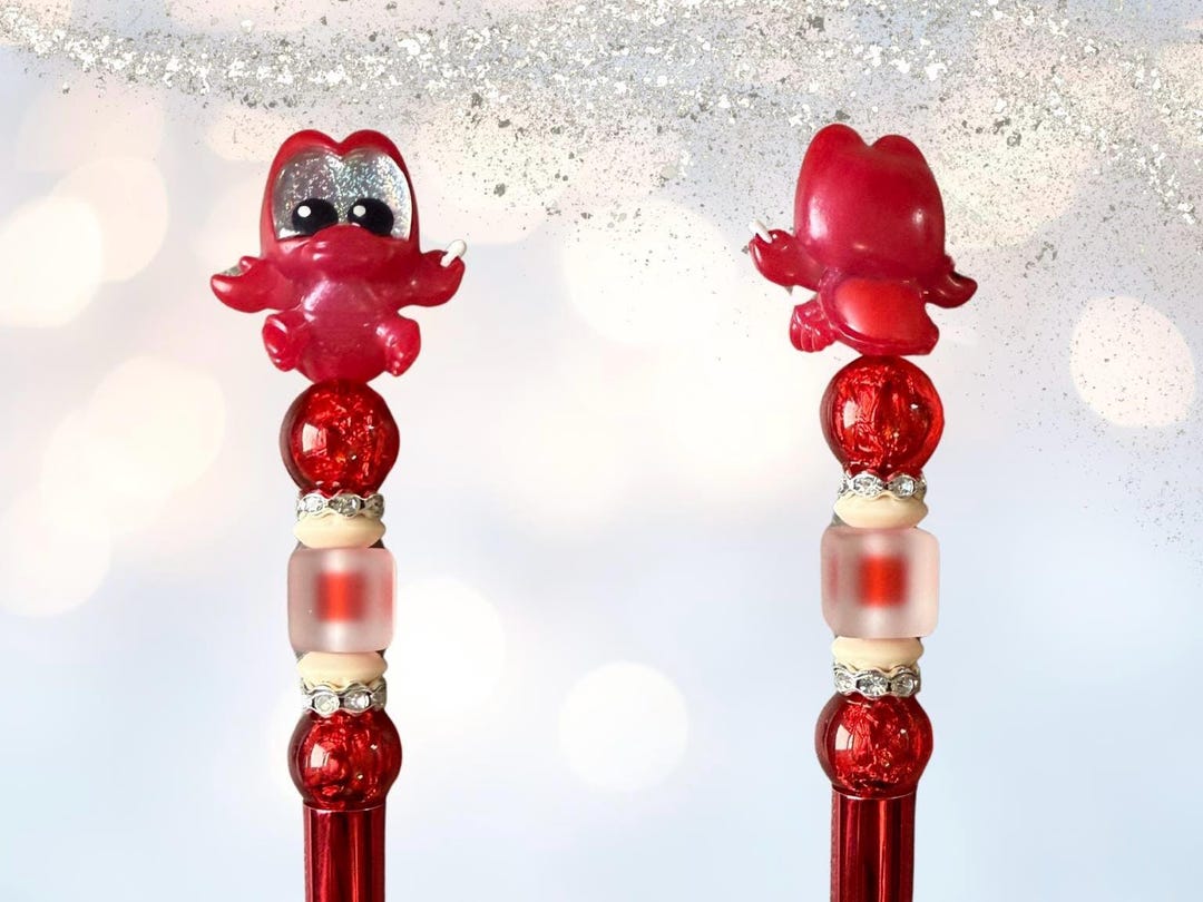 Sebastian Disney Doorable Beaded Pen - Etsy