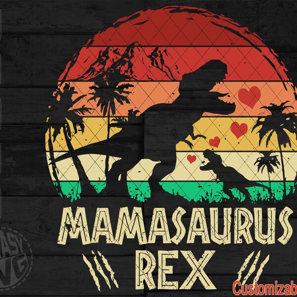 Mamasaurus Rex Svg - Etsy
