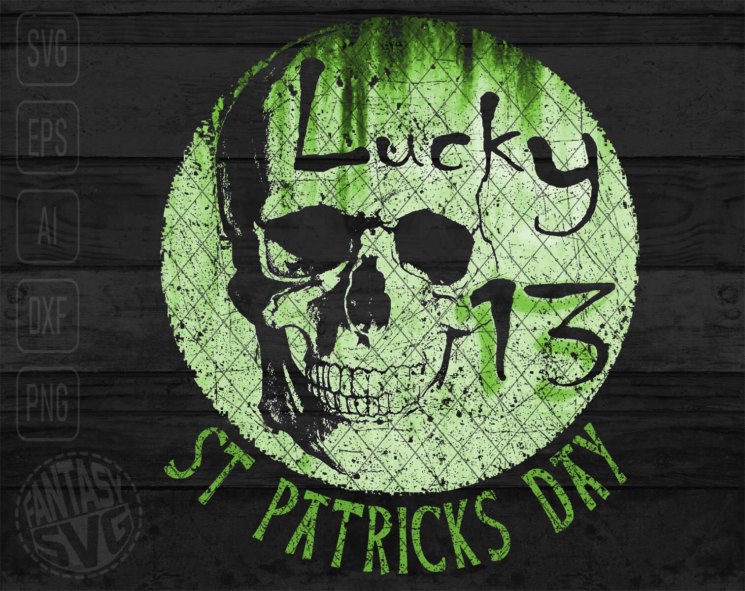 Lucky 13 Skull