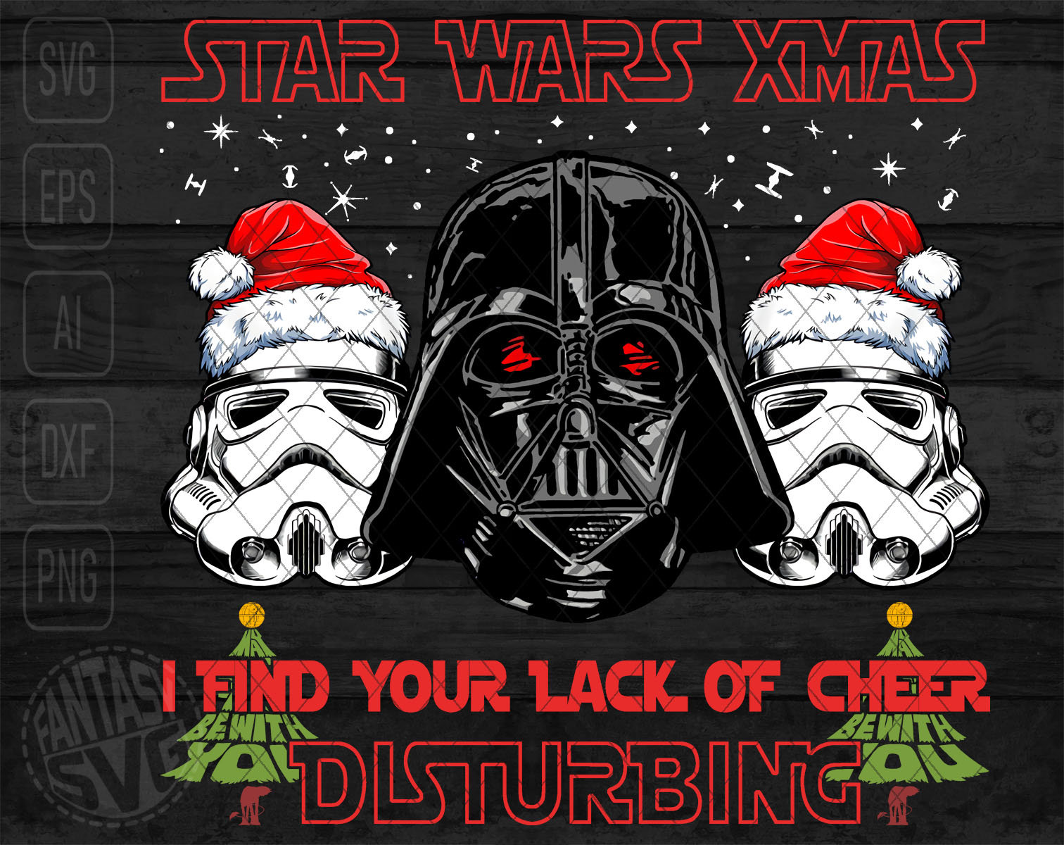 Darth Vader Christmas Wallpaper