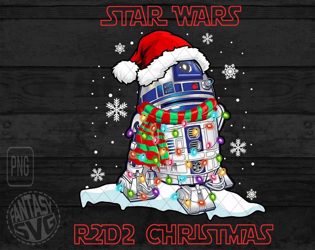 R2D2 Star Wars Merry Christmas Sithmas Vader Trooper Droid Ugly PNG ...