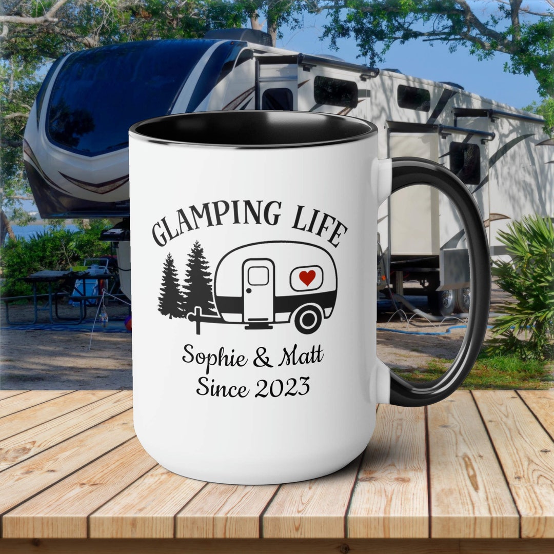 Glamping Life Mug Personalized Camper Coffee Cup - Etsy