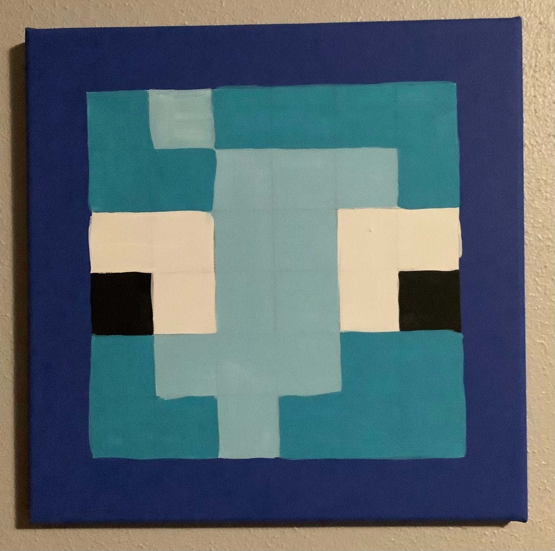 Minecraft Hand Painted Minecraft Faces - Etsy