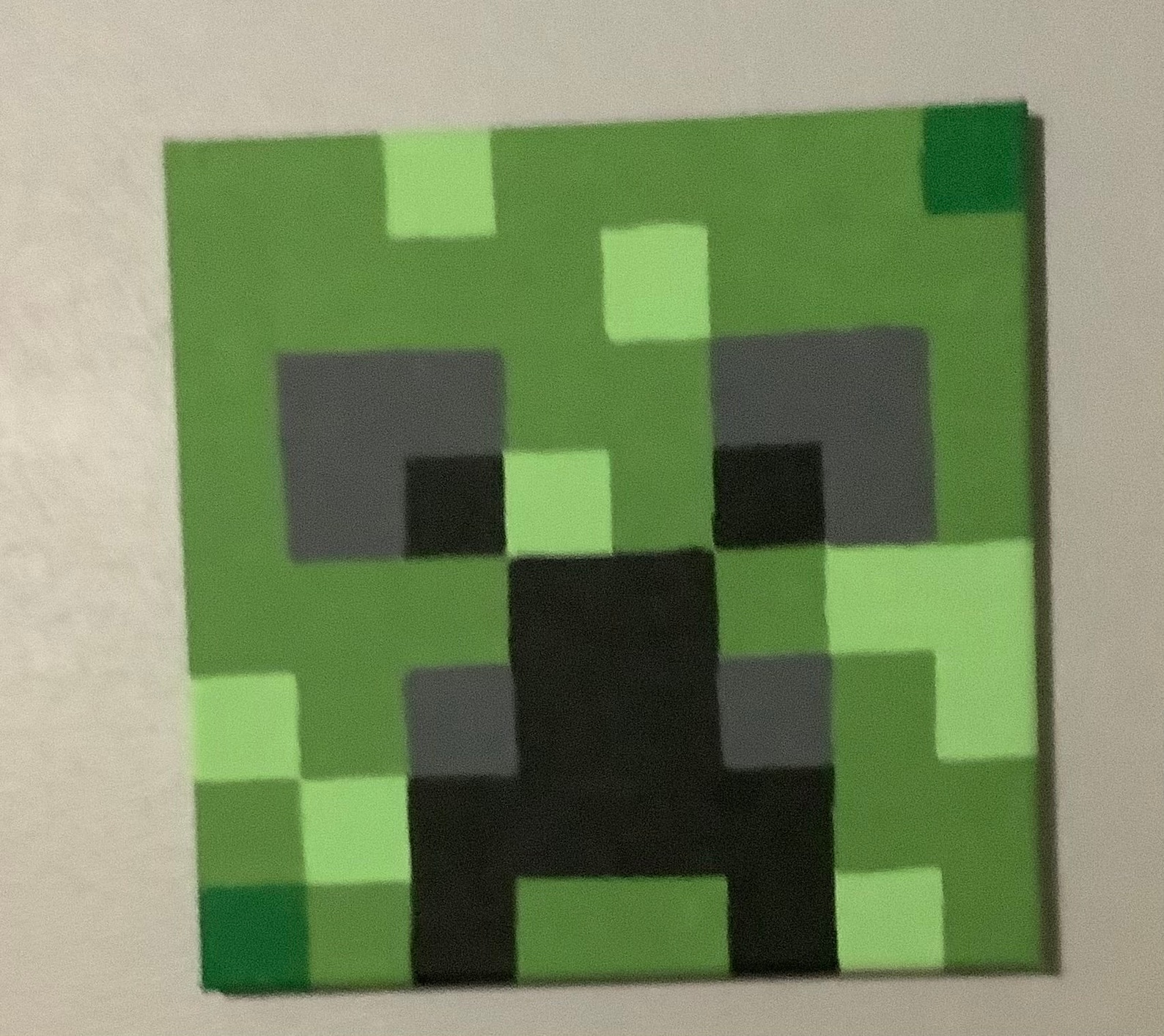 Minecraft Hand Painted Minecraft faces | Etsy