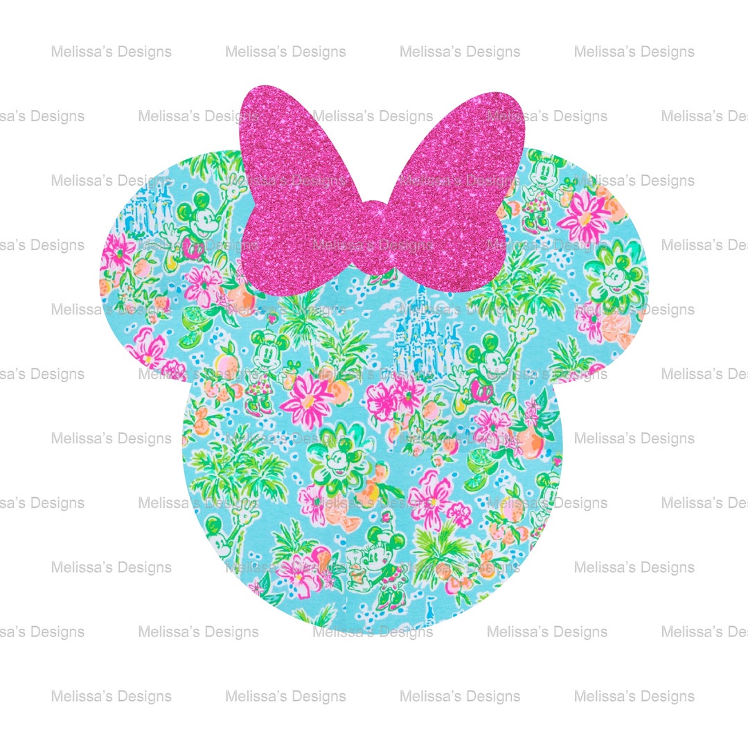 Minnie Mouse//lilly Inspired//png//digital File//sublimation Downnload ...