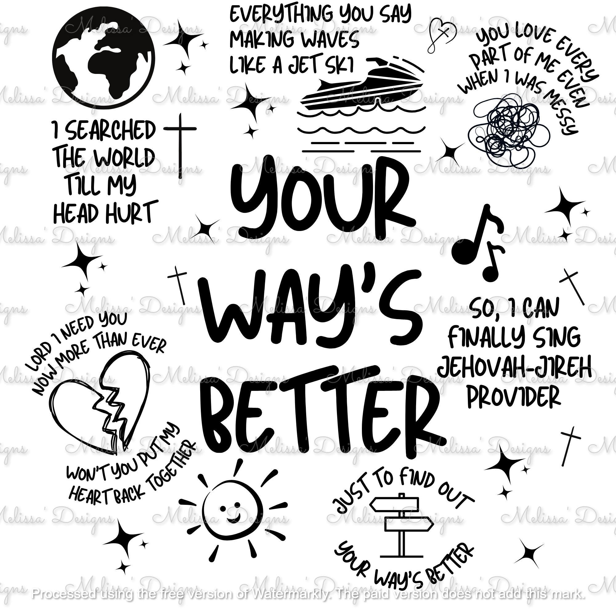 Your Way is Better//forest Frank//png//digital File//sublimation ...