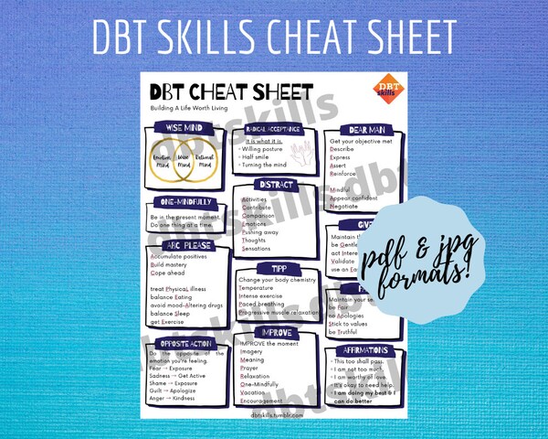 DBT Guide to Self Compassion - Etsy Canada