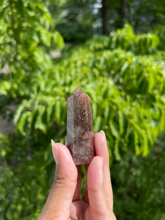 Home Décor Home & Living Rocks & Geodes Mini Rutilated Quartz Trees ...