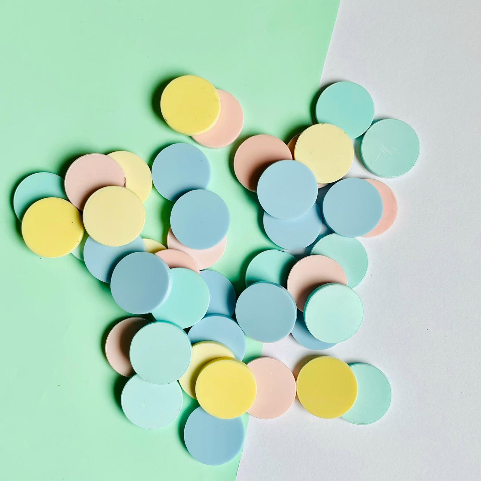 Pastel Acrylic Counters EYFS/ Numeracy/ Teaching Resource/ - Etsy UK