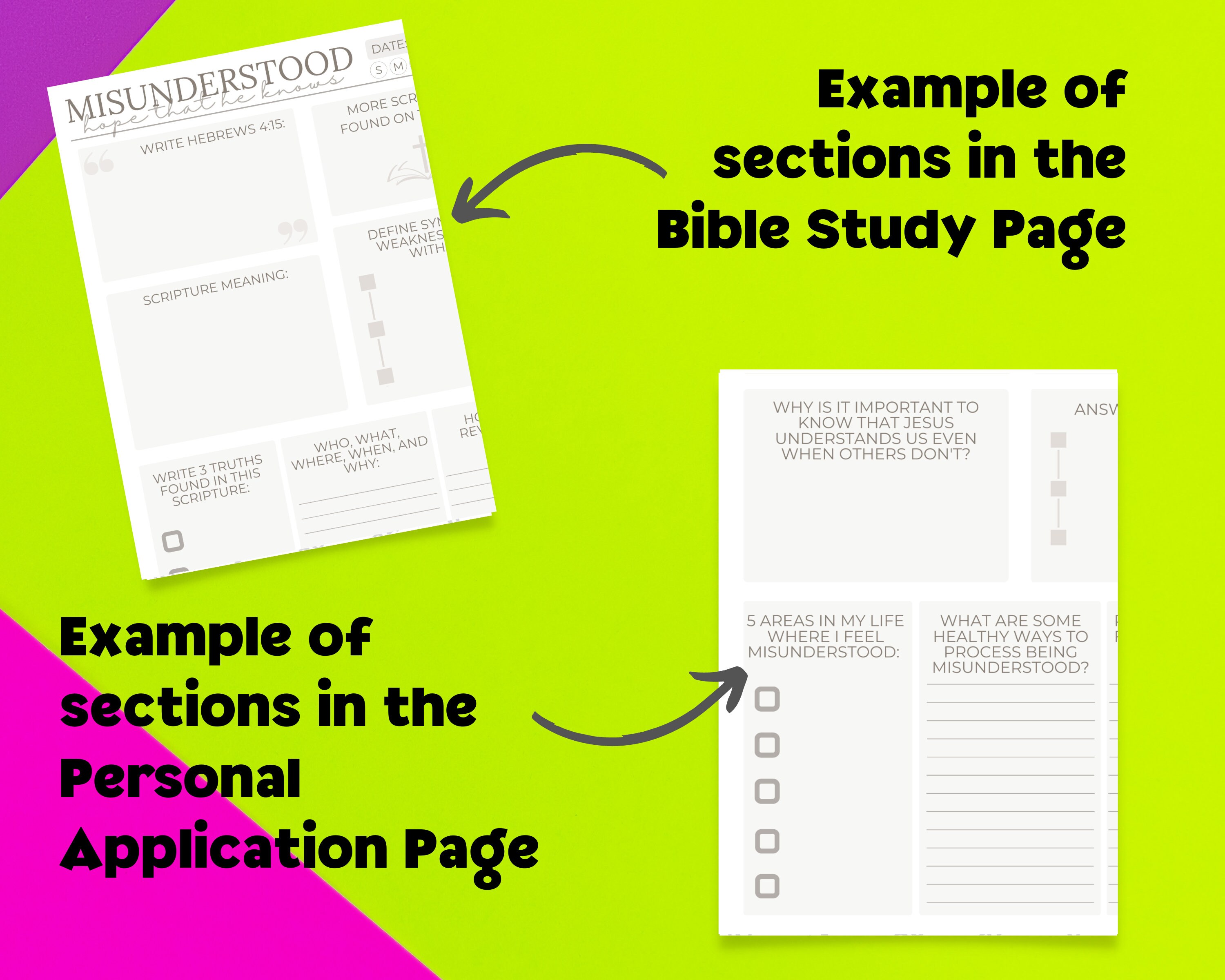 Bible Study Journal 60 Topical Bible Studies - Etsy