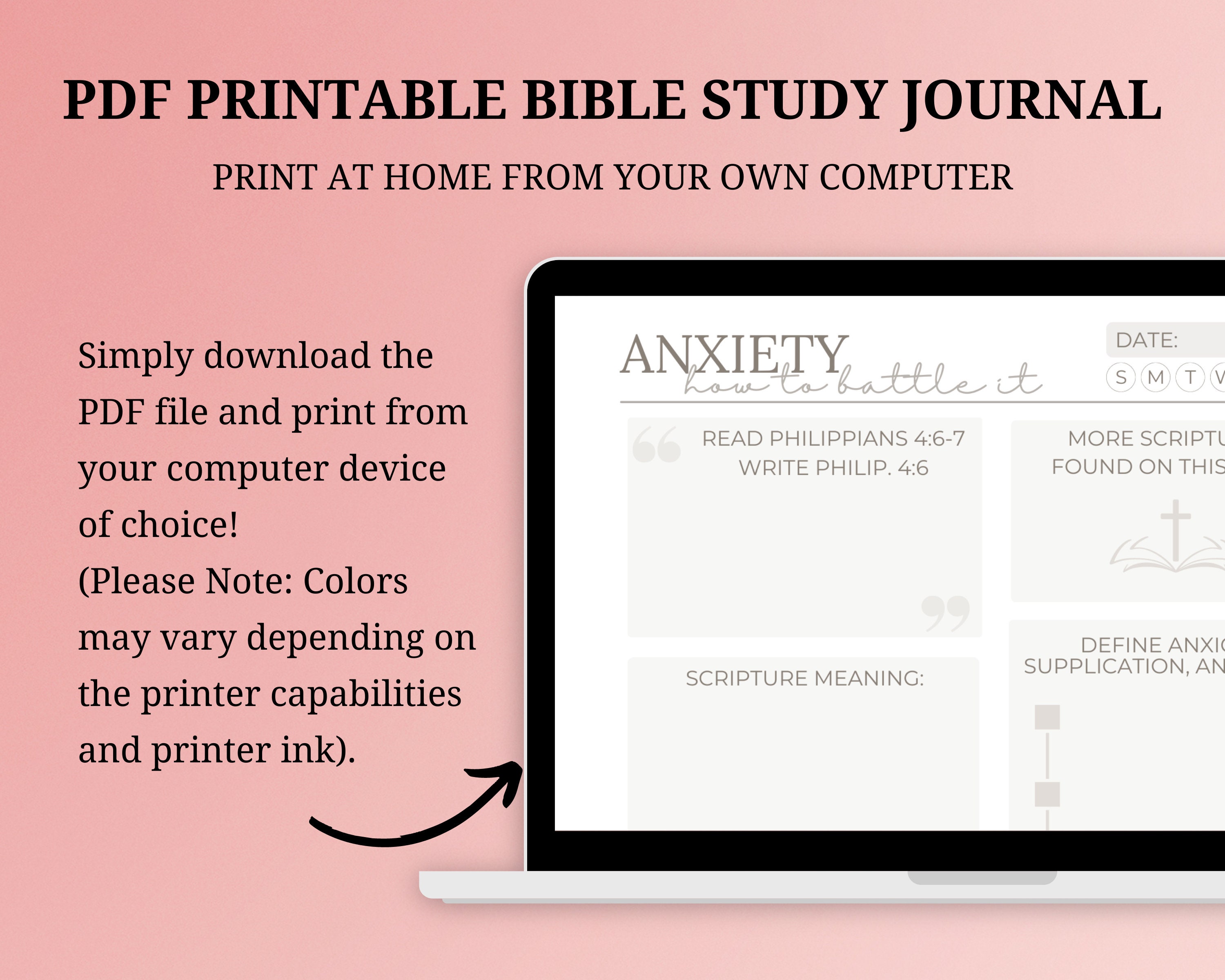 Bible Study Journal Printable 60 Topical Bible Studies - Etsy