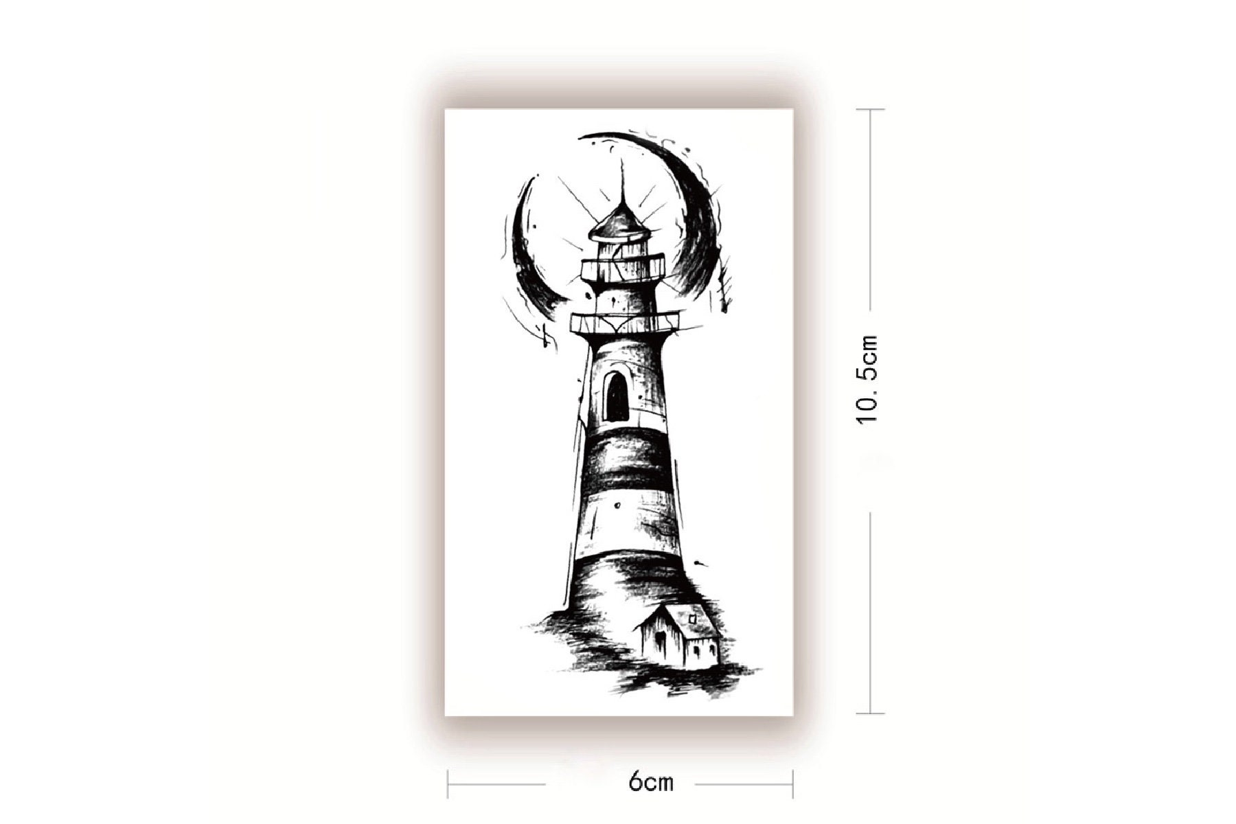 Traditional Lighthouse Tattoo