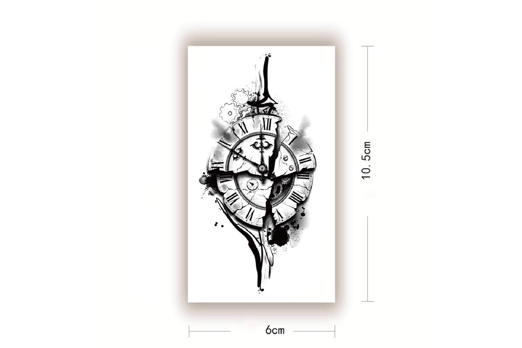 Simple Clock Tattoo