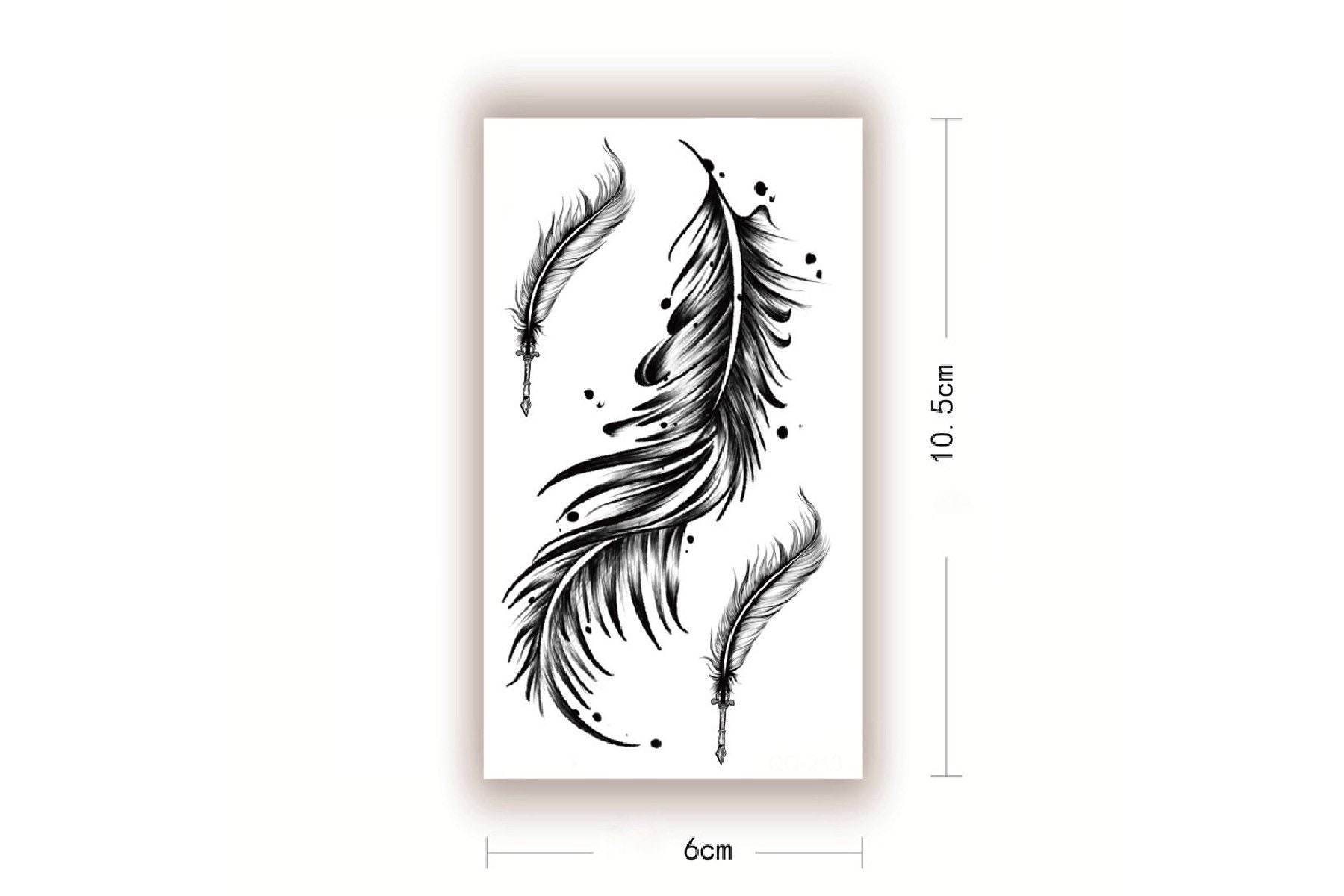 Single Feather Tattoos